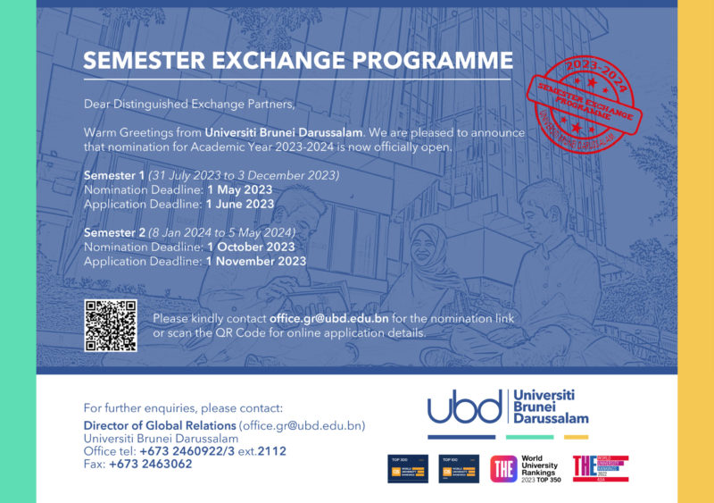 Student Exchange Programme - Universiti Brunei Darussalam