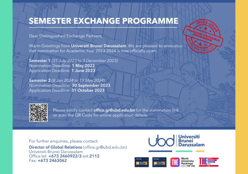 Student Exchange Programme - Universiti Brunei Darussalam